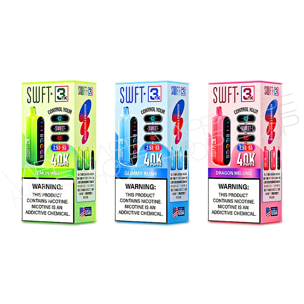 Buy SWFT 3TK 40K Puff Vape – Custom Flavor + Nic Control | Vape Store